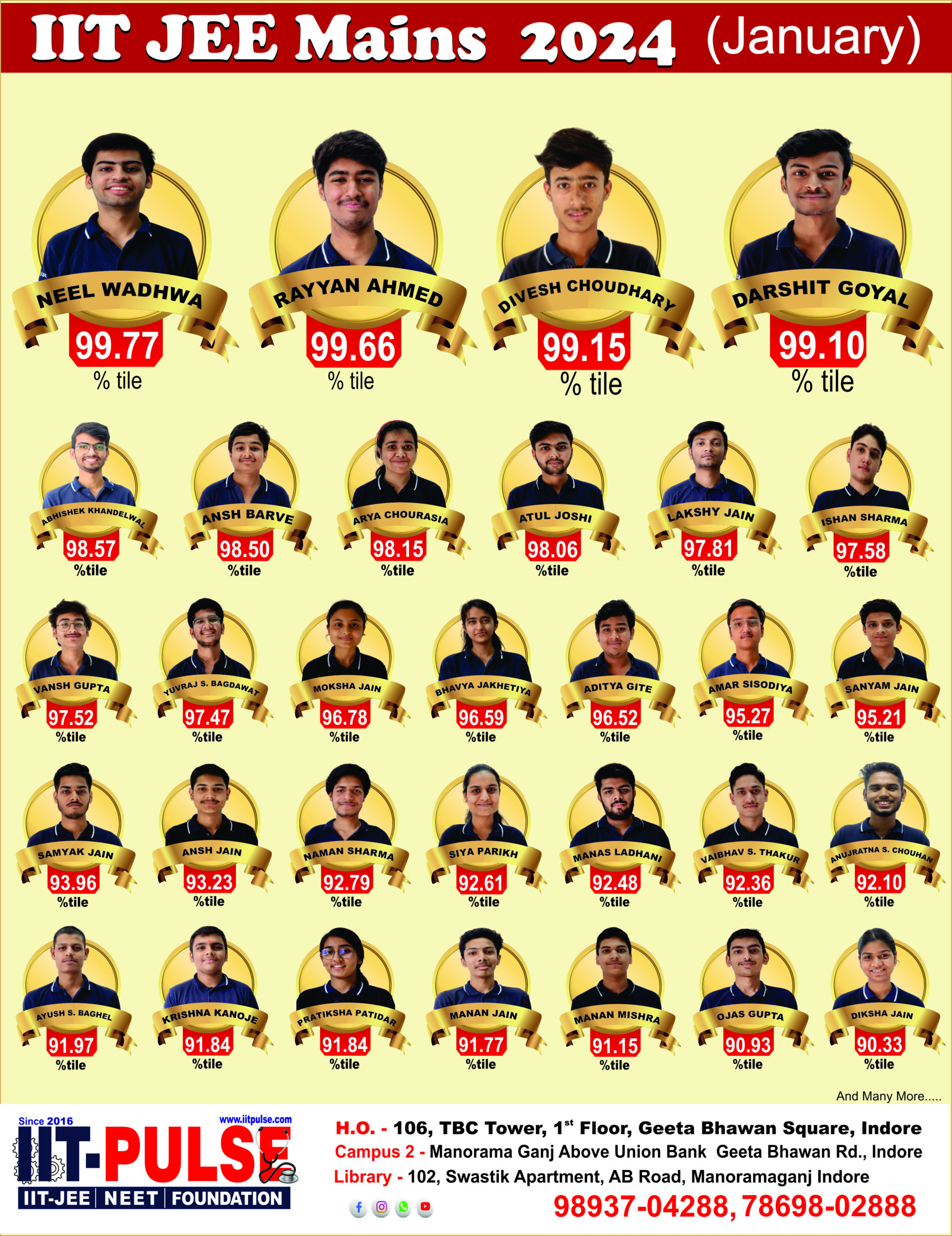 Gallery - IIT-PULSE | Best JEE & NEET Coaching in Indore